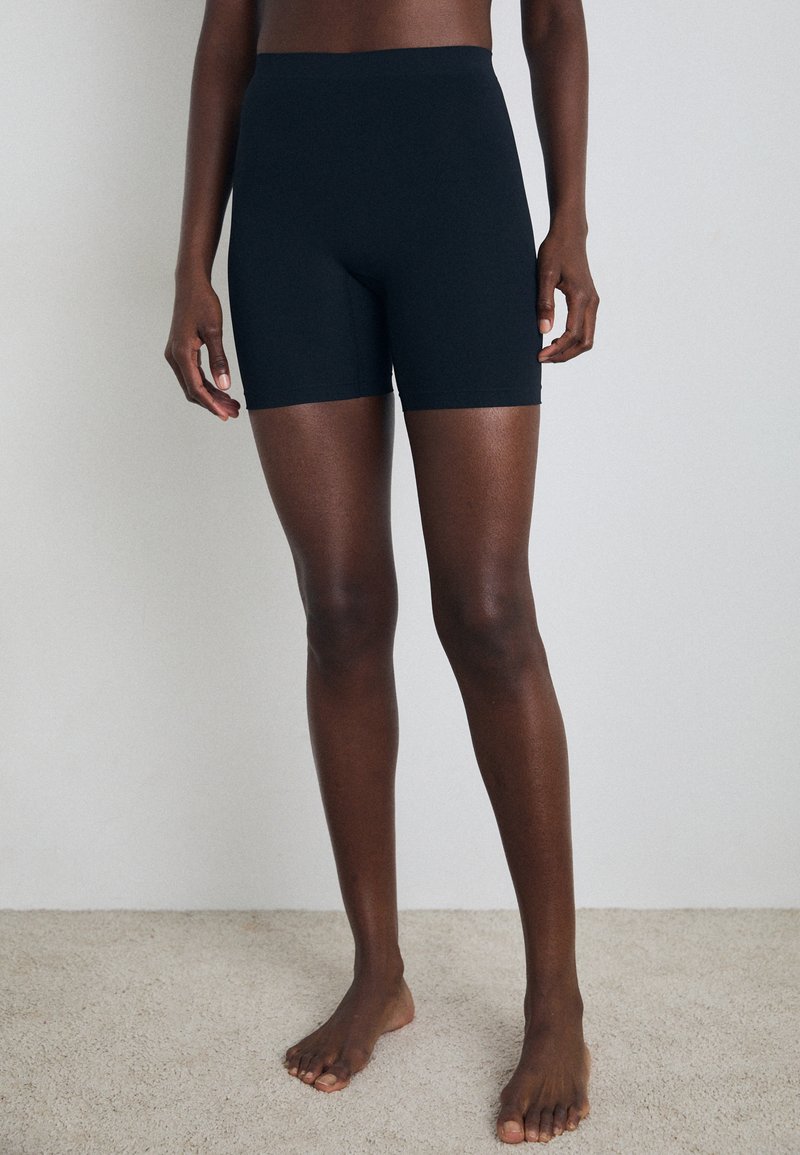 Lindex SEAMLESS HIGH BIKER 2 PACK - Shapewear - black - Zalando.ie