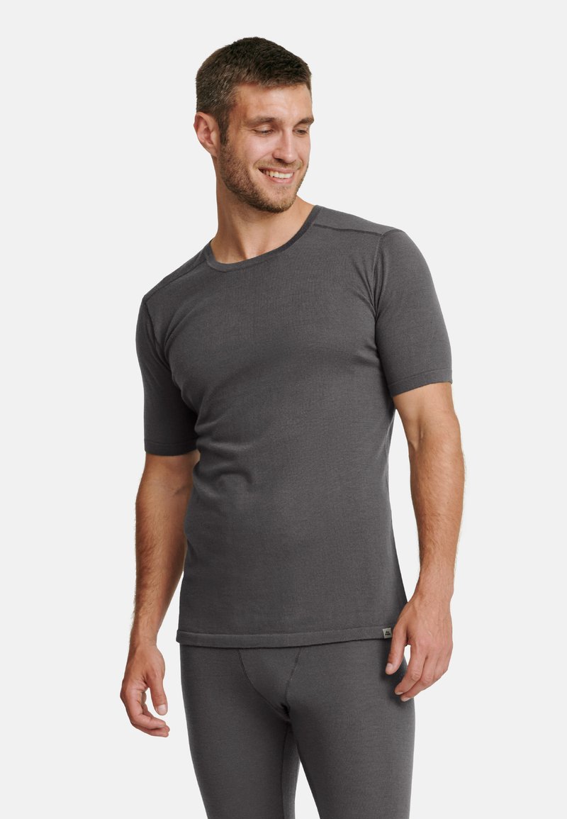 Danish Endurance MERINO - T-shirts basic - dark grey/grå - Zalando.dk