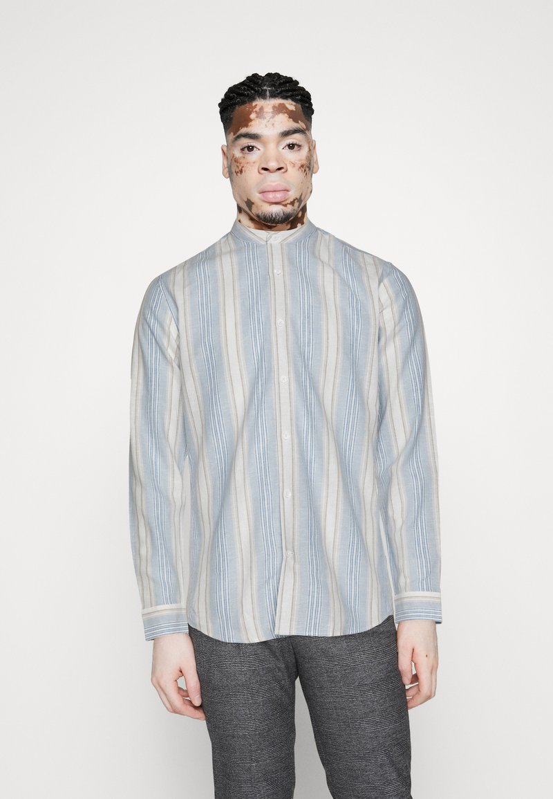 Lindbergh STRIPED LINEN - Hemd - light blue/hellblau - Zalando.at