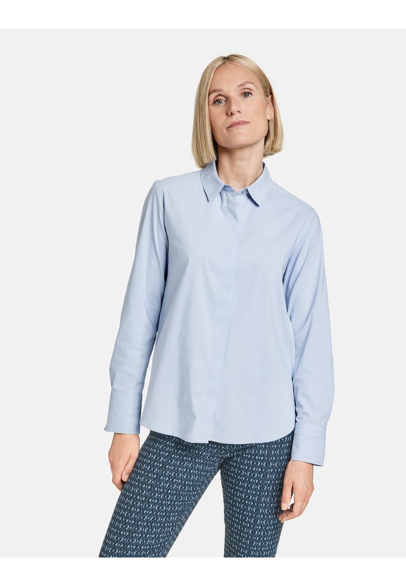 Gerry Weber LANGARM - Hemdbluse - powder blue/blau - Zalando.ch