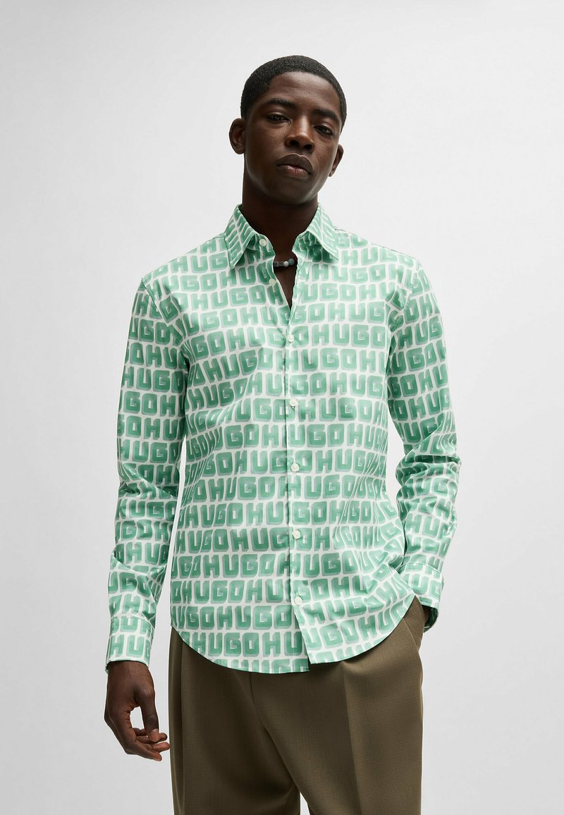 Hugo Ermo Shirt Light Green Light Green Zalando Ie
