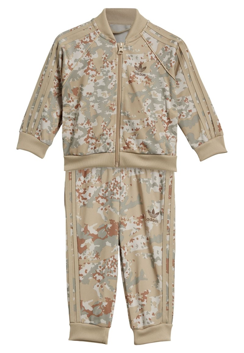 adidas Originals CAMO - Tracksuit - grey brown/grey - Zalando.de