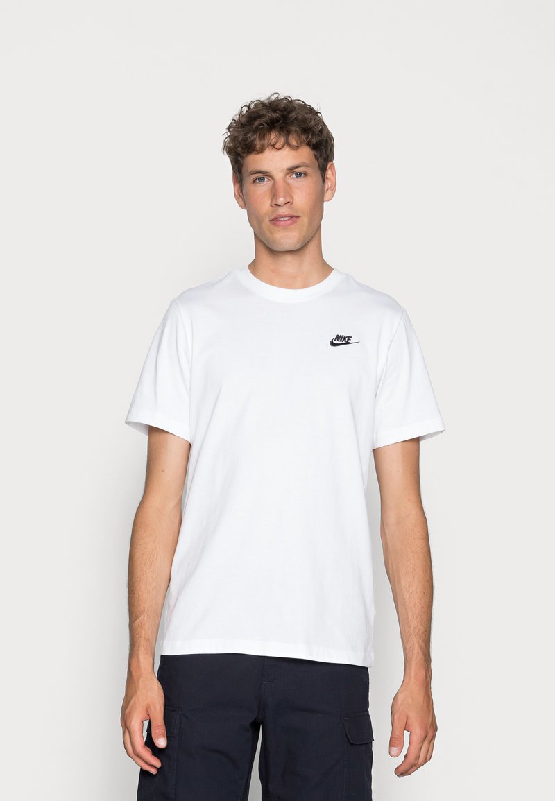 Nike Sportswear Club Tee T Shirt Basic White Black Bianco Zalando It