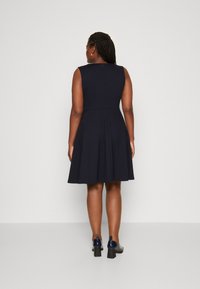Lauren Ralph Lauren Woman CHARLEY SLEEVELESS DAY DRESS - Vestido de cóctel - lighthouse navy ...