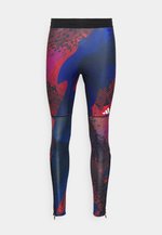 adidas Performance SATURDAY - Tights - black/lucid fuchsia/svart ...