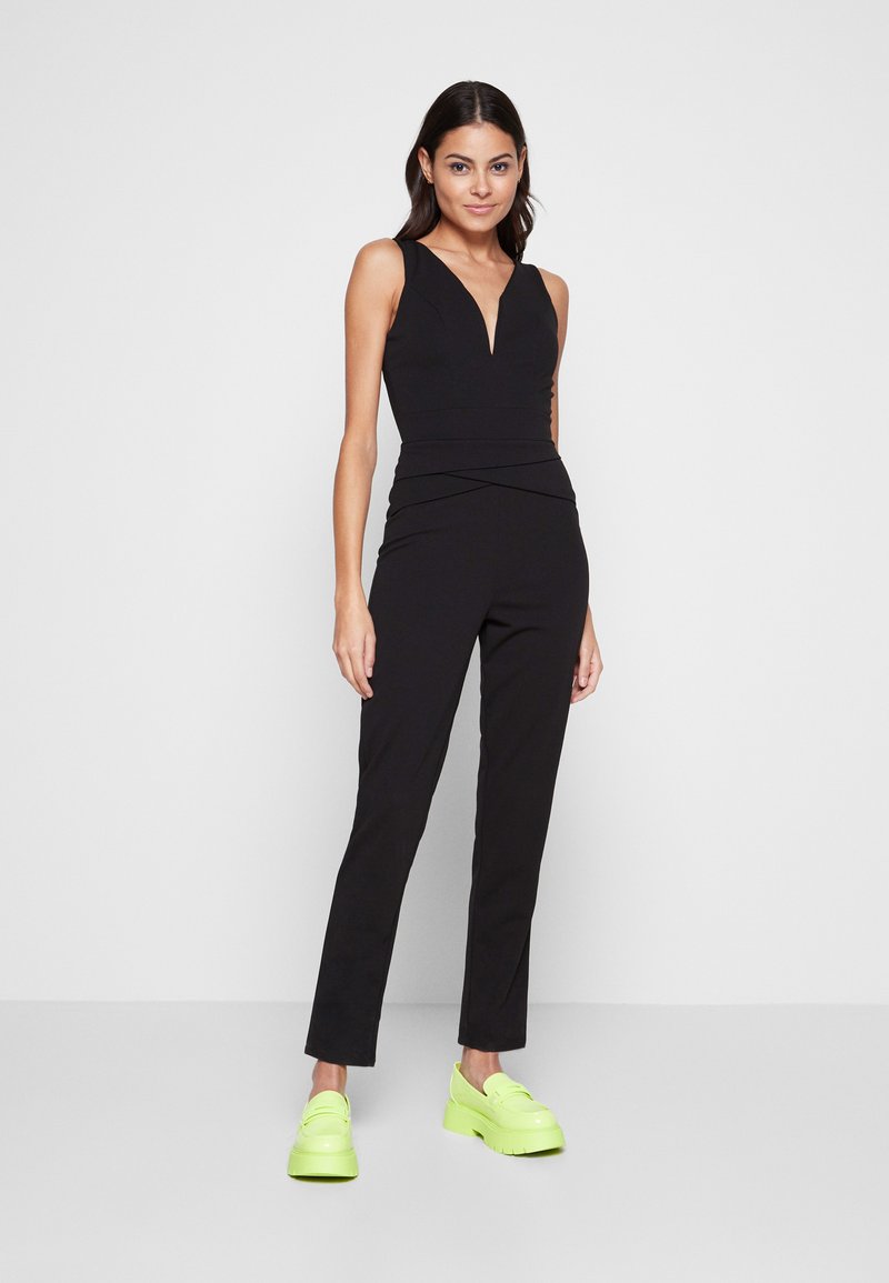 WAL G. KIM V NECK - Overal - black/skvrnitě černá - Zalando.cz
