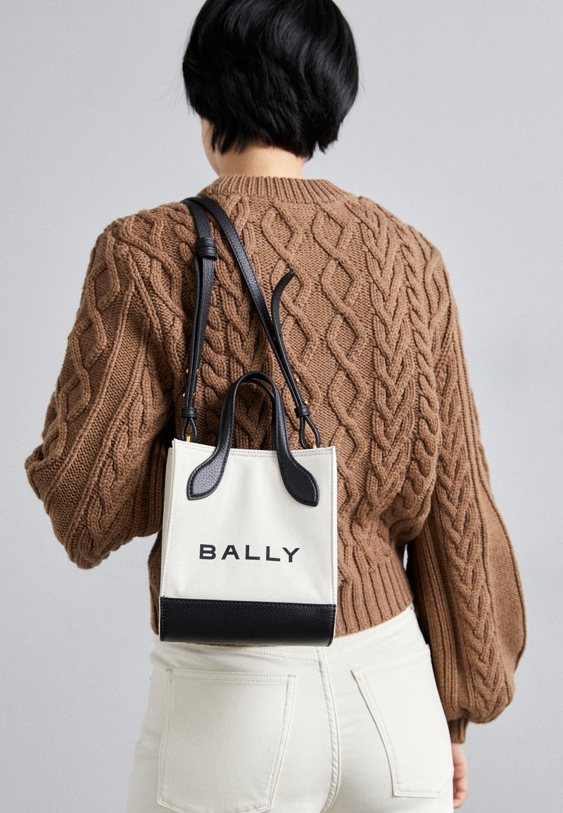 Bally BAR MINI KEEP ON - Handbag - natural/black/oro/white - Zalando.ie