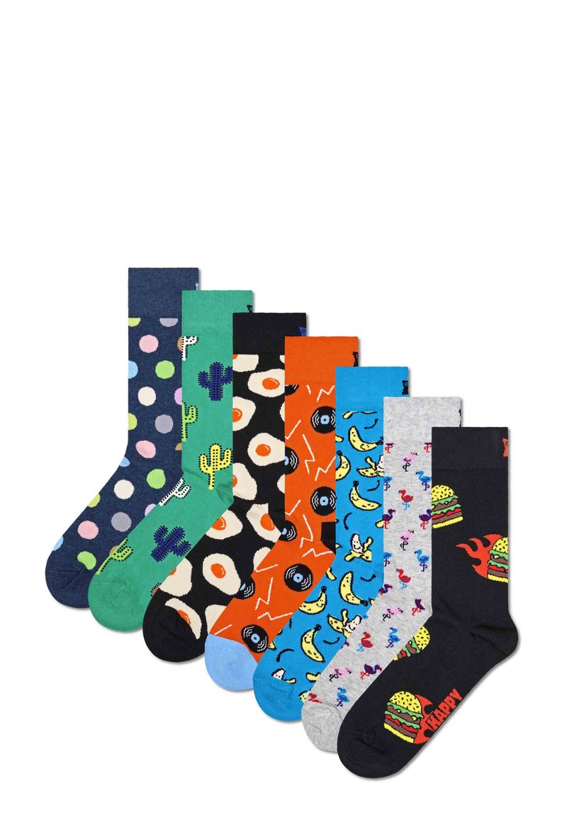 Happy Socks 7-PACK SEVEN DAYS GIFT SET - Sokker - turquoise/flerfarget ...