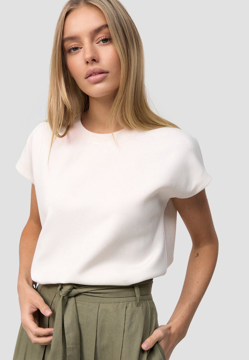 Re.draft T-Shirt basic - wool white/offwhite - Zalando.at