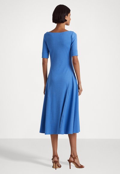Lauren Ralph Lauren KARLEE SHORT SLEEVE DAY DRESS - Jerseyjurk - lighthouse navy/blauw - Zalando.be