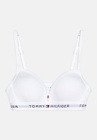 Tommy Hilfiger TRIANGLE BRA FIXED FOAM - Triangle bra - white - Zalando