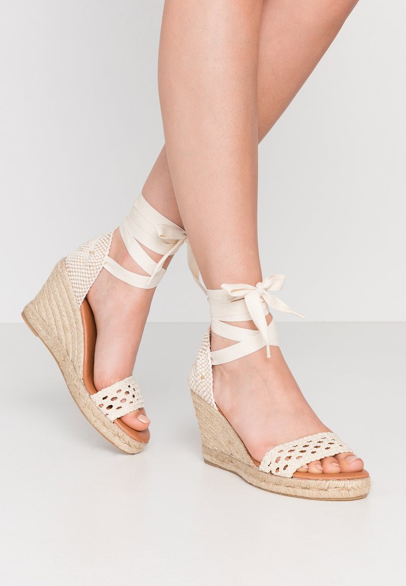 Minelli High heeled sandals - ecru/off-white - Zalando