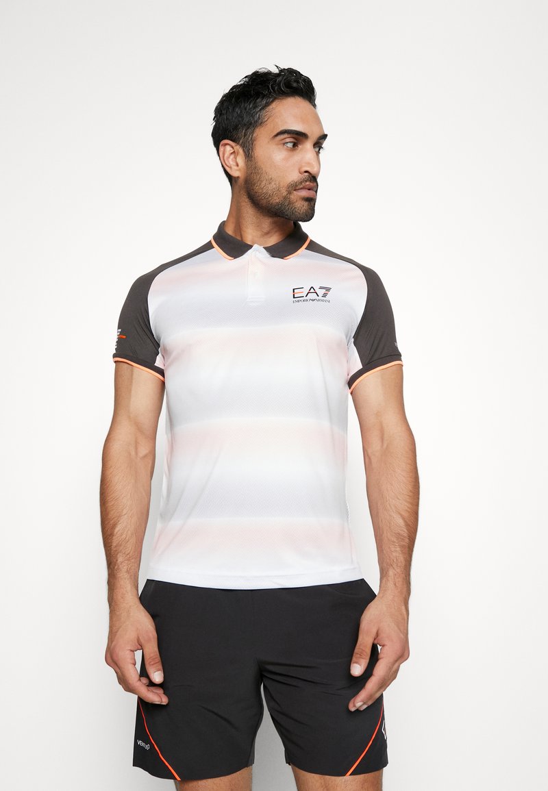 EA7 Emporio Armani TENNIS PRO - Poloshirt - white/weiß - Zalando.de