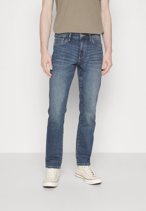 TOM TAILOR MARVIN - Jeans Straight Leg - tinted blue denim/light-blue ...