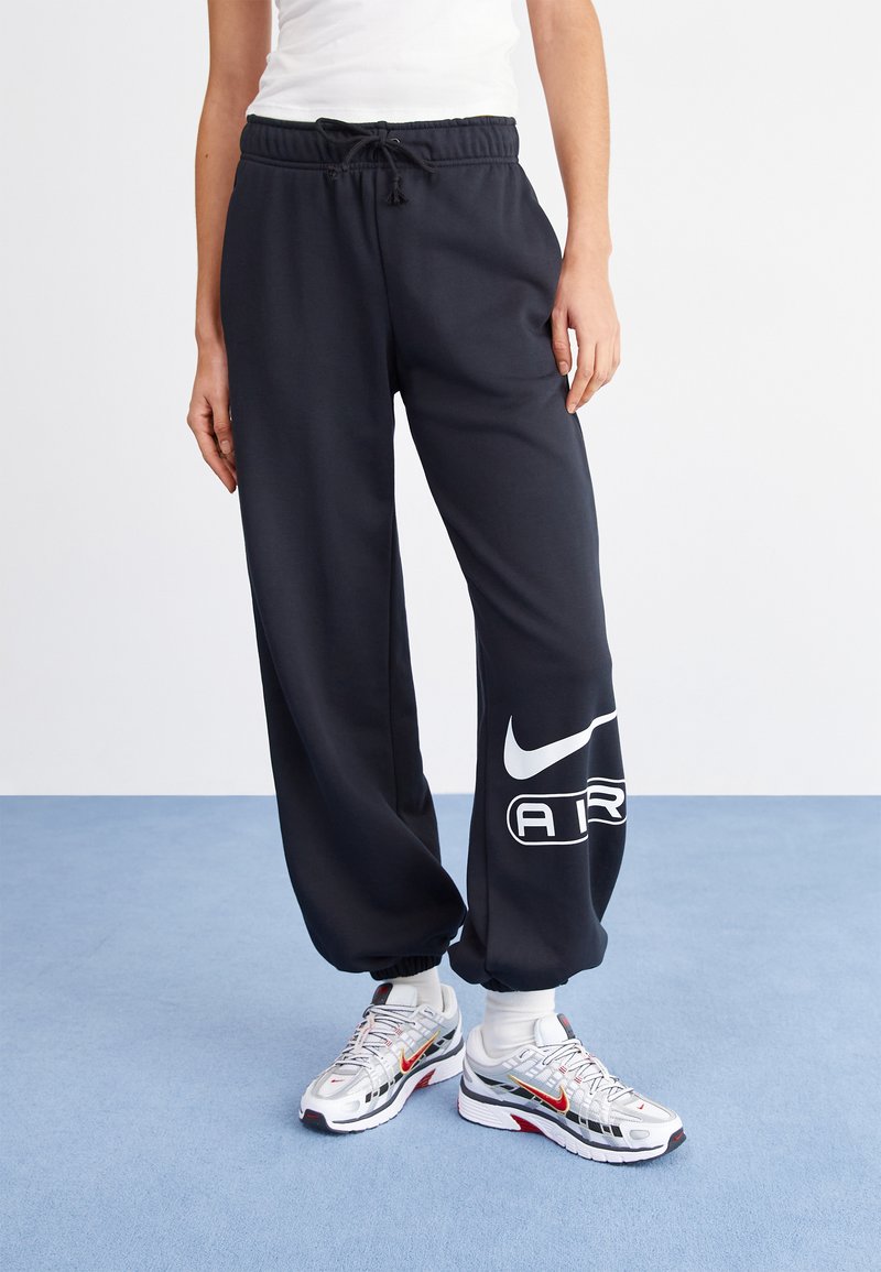 Nike Sportswear Air Jogger Tracksuit Bottoms Black White Black