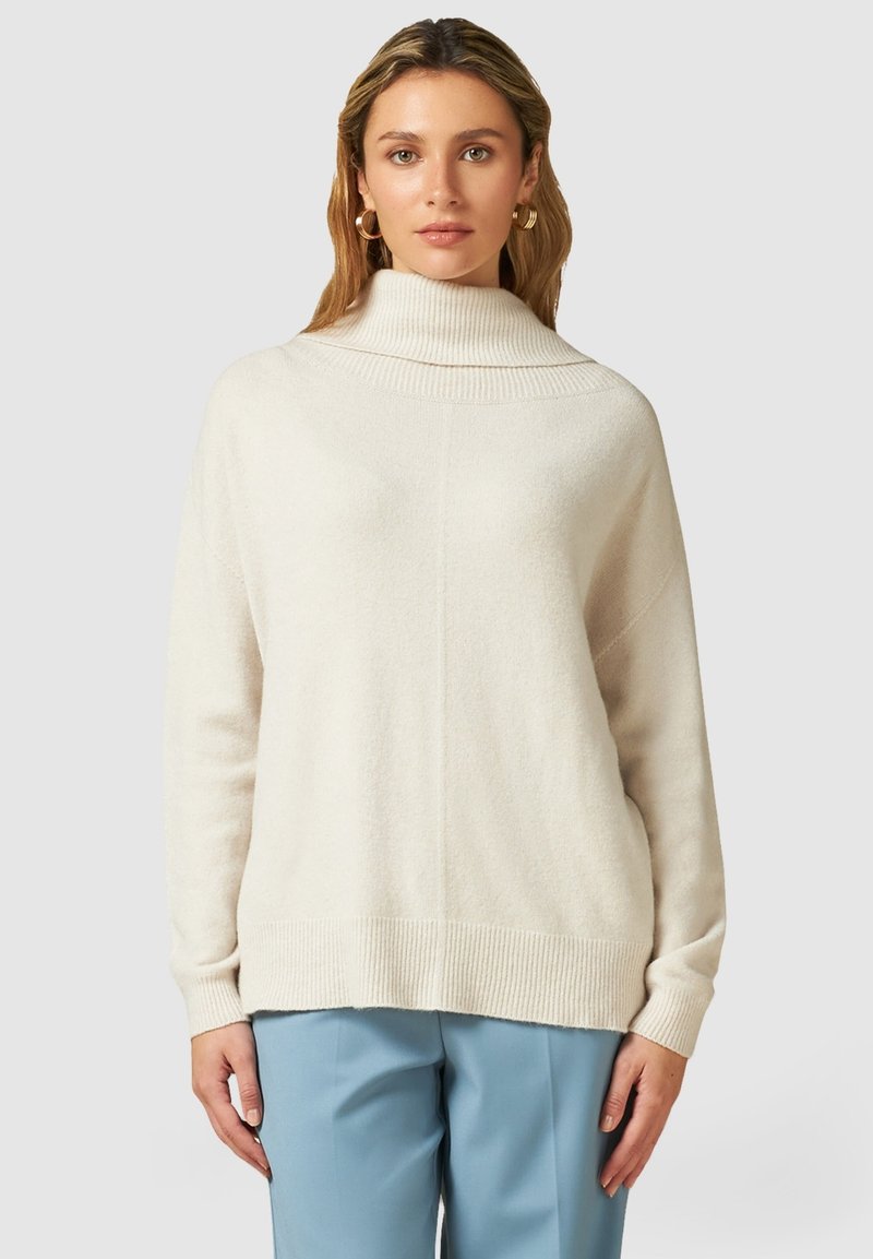 Oltre SEAMLESS COLLO ALTO - Jumper - bianco/white - Zalando.de