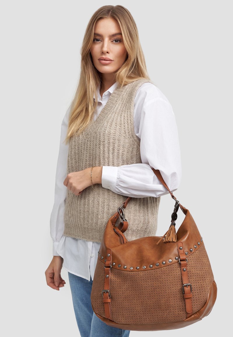 Marc Picard HOBO - Tote bag - cognac - Zalando.ie