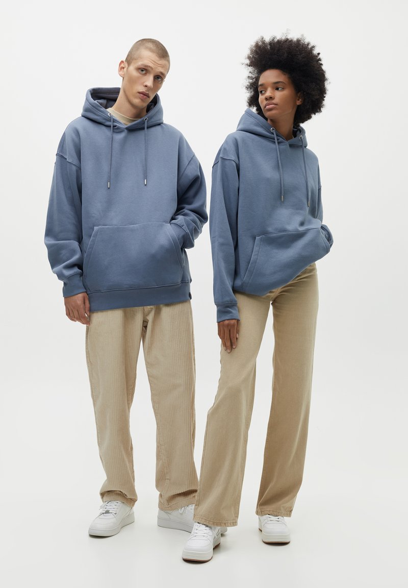 PULL&BEAR BASIC - Hanorac - blue/grey/albastru-cenușiu - Zalando.ro