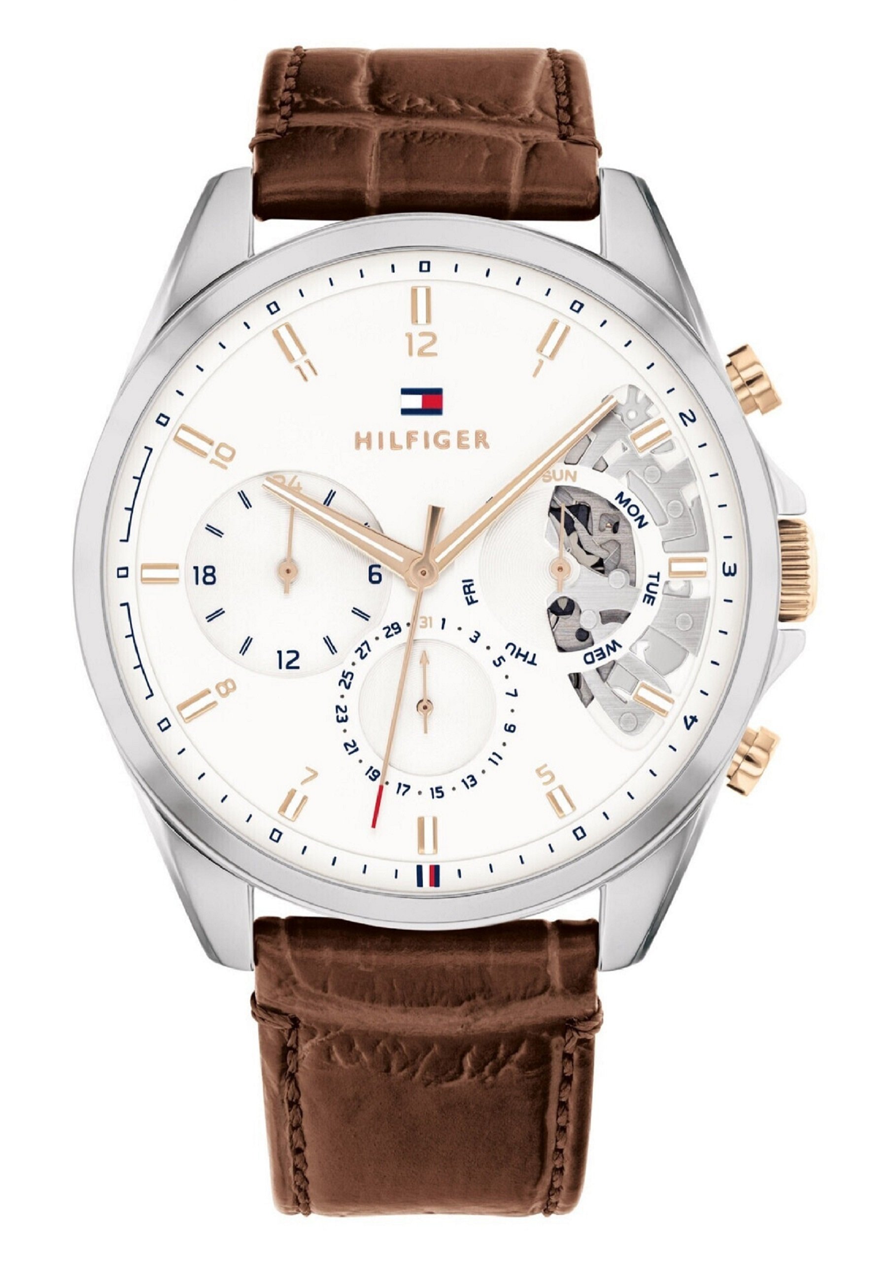 Tommy Hilfiger Cronografo brown marrone Zalando