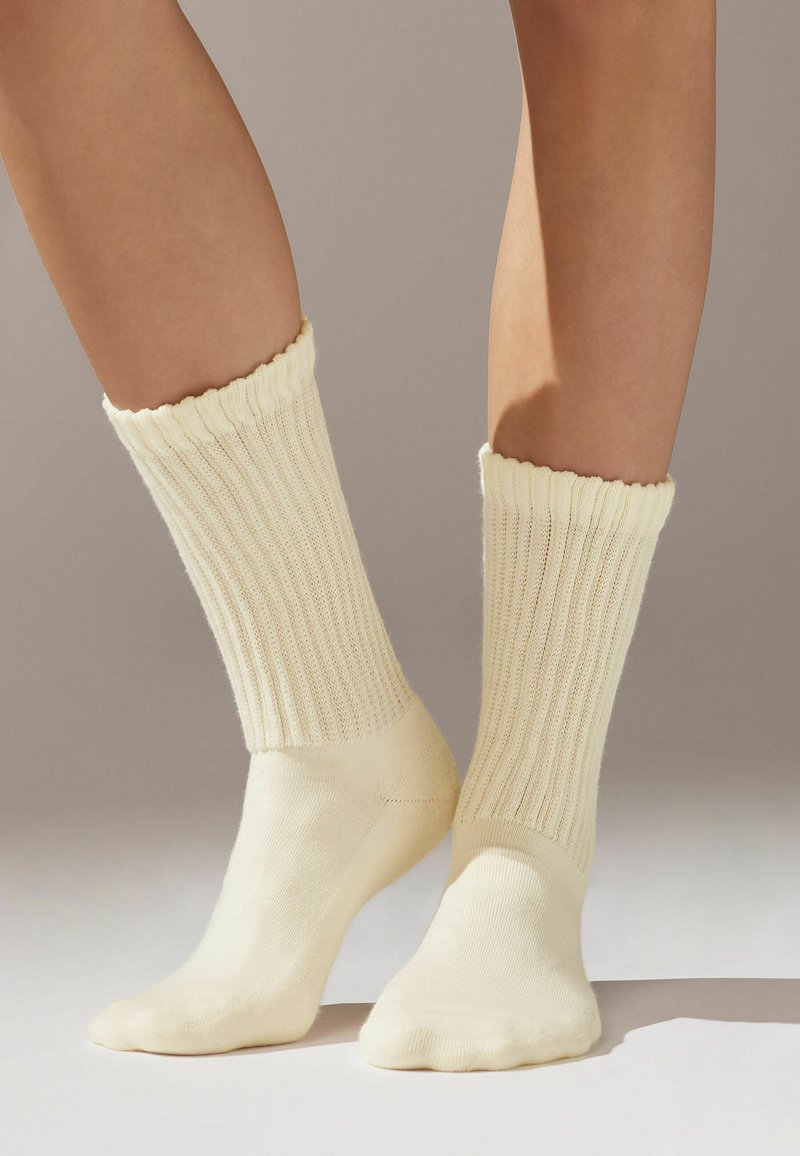 Calzedonia Socks - braun cream/beige - Zalando.de