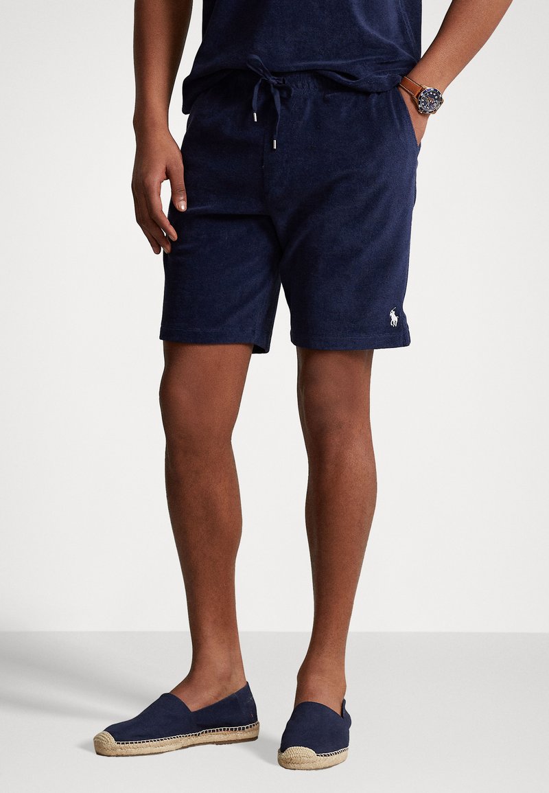Polo Ralph Lauren TERRY DRAWSTRING SHORT - Shorts - newport navy/dark blue - Zalando.co.uk