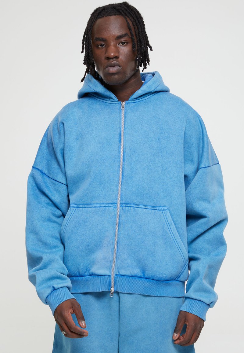 Urban Classics Mikina na zip - royal/královská modrá - Zalando.cz