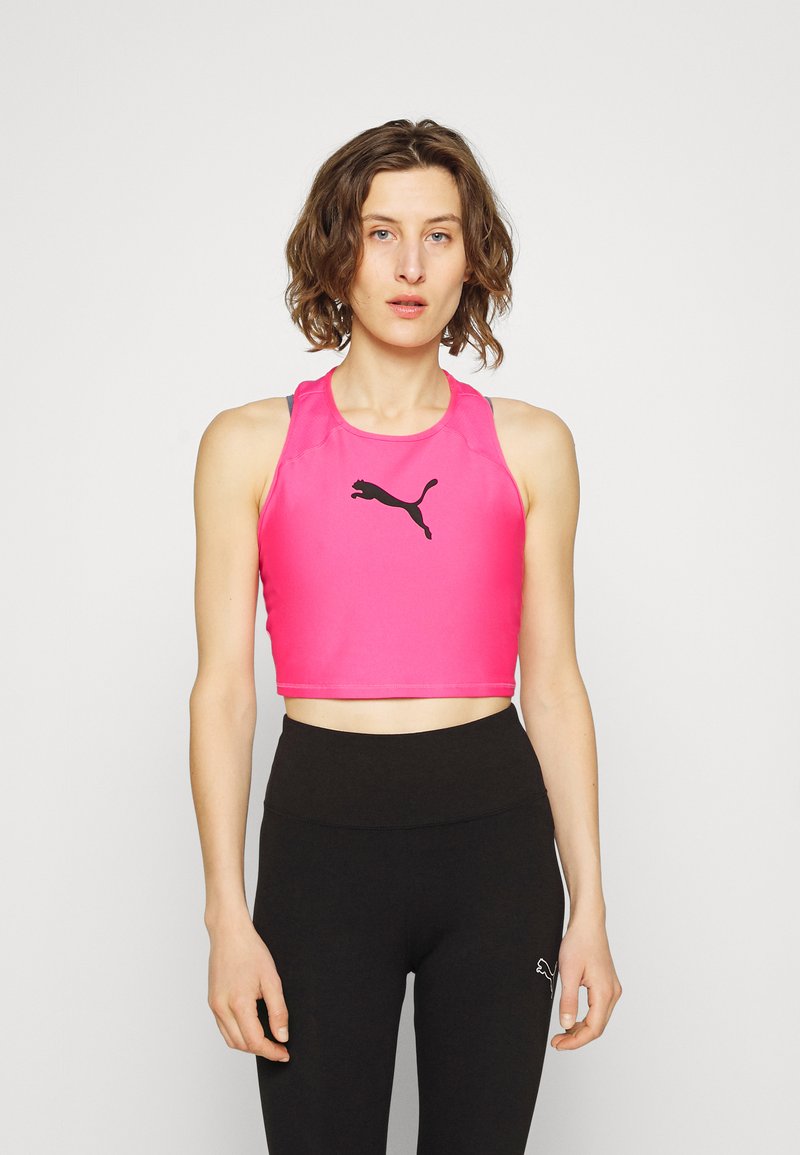 Puma FIT EVERSCULPT FITTED TANK - Top - sunset pink/neon pink - Zalando.ie