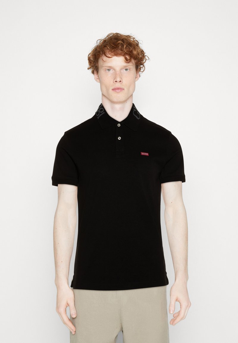 Guess NOLAN - Polo - jet black/noir - ZALANDO.FR