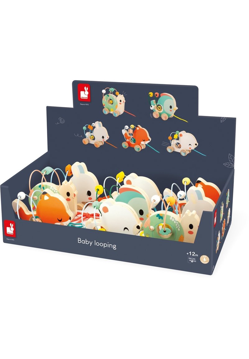 Janod PURE LOOPING PULLING FIGURES ANIMALS - Toy - multi coloured/multi ...