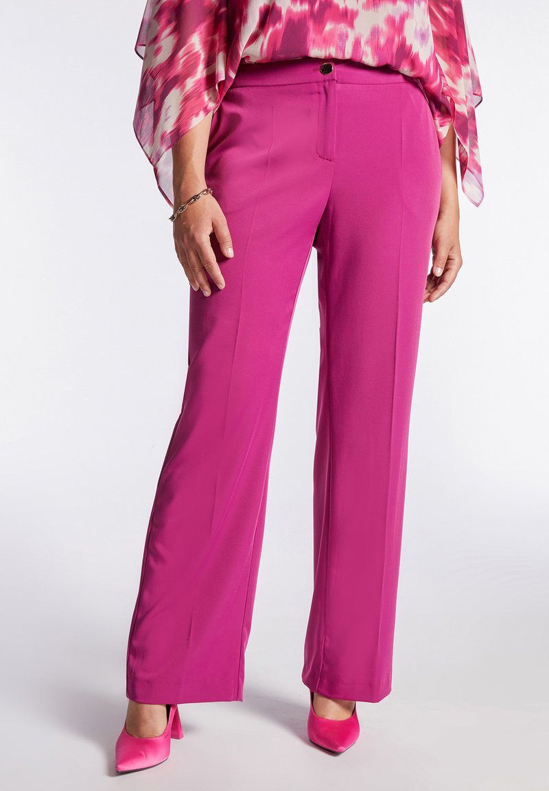 Fiorella Rubino ELEGANTI FLUIDI - Broek - rosa/donkerroze - Zalando.be