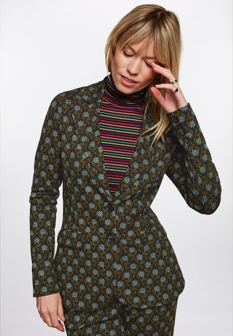 King Louie BIANCA MILLER - Blazer - posey green/dunkelgrün - Zalando.de