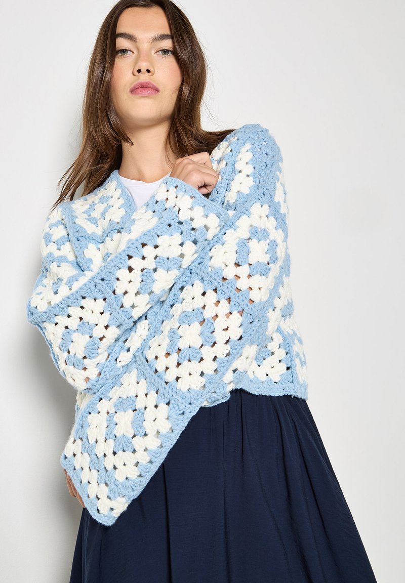 Apricot SQUARES - Cardigan - blue - Zalando
