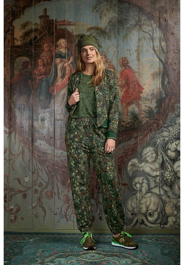 Pip Studio BRITT LONG TUTTI I FIORI - Trainingsbroek - dark green ...