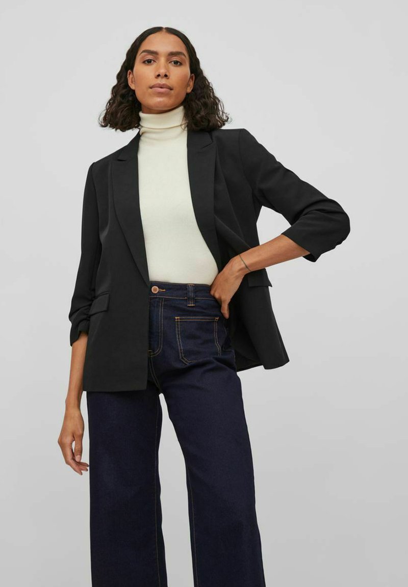VILA 3 4-ARM - Blazer - black/noir - ZALANDO.FR