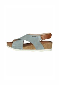 Pikolinos MAHON - Sandalias de cuña - denim/azul - Zalando.es