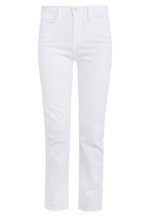 FRAME LE HIGH - Straight leg jeans - blanc/wit denim/whitedenim ...