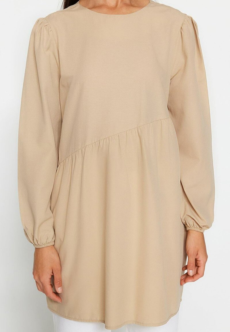 Trendyol Modest Tunika - stone/beige - Zalando.fi