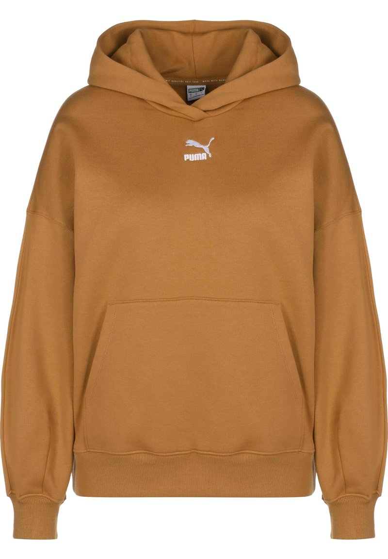 Puma CLASSICS OVERSIZED - Kapuzenpullover - desert tan/braun - Zalando.de
