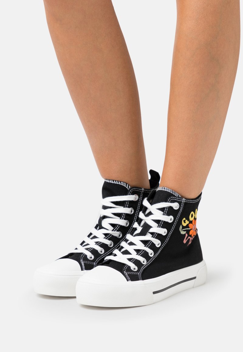 Even&Odd Sneaker high - black/schwarz - Zalando.ch