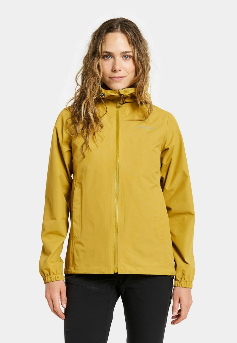 Didriksons VARJA - Waterproof jacket - yellow pollen/dark yellow - Zalando