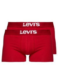 Levi's® SOLID BASIC TRUNK 2 PACK - Boxer Briefs - chili pepper/rot - Zalando