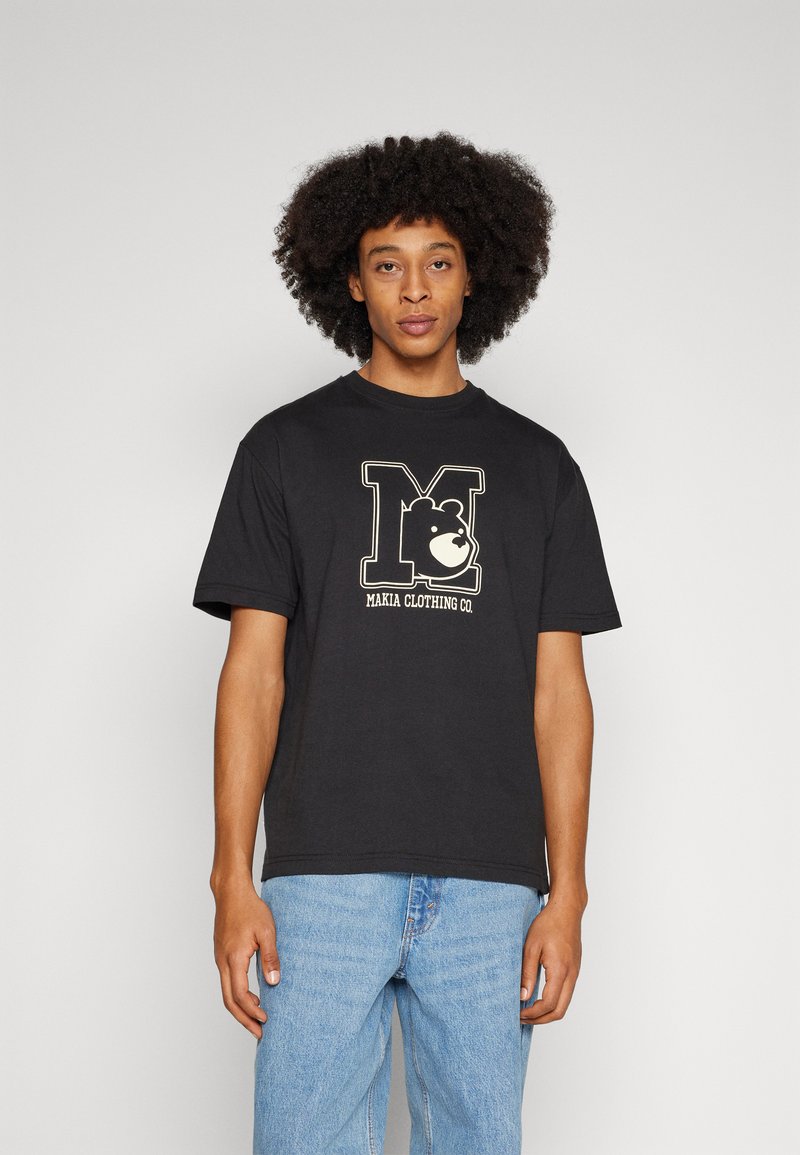 Makia NALLE UNISEX - Print T-shirt - black - Zalando.de