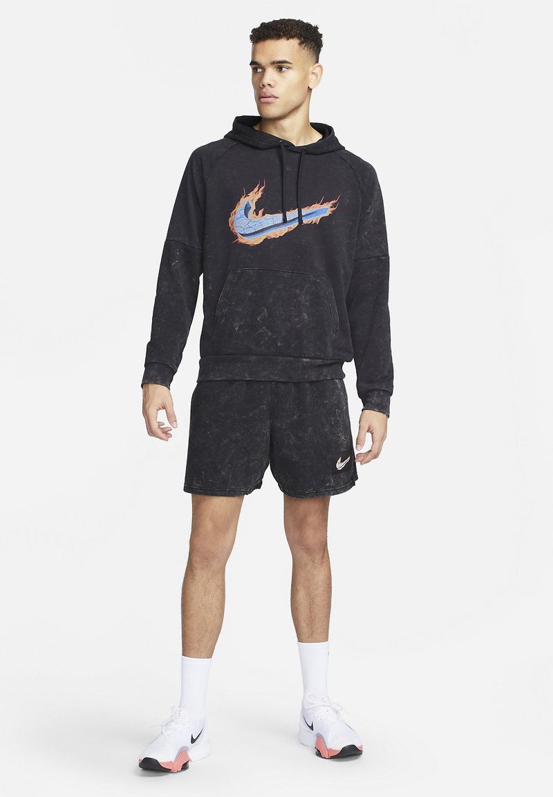 Nike Performance M DF FLC VINTAGE HD PO - Sweat zippé - black/noir ...