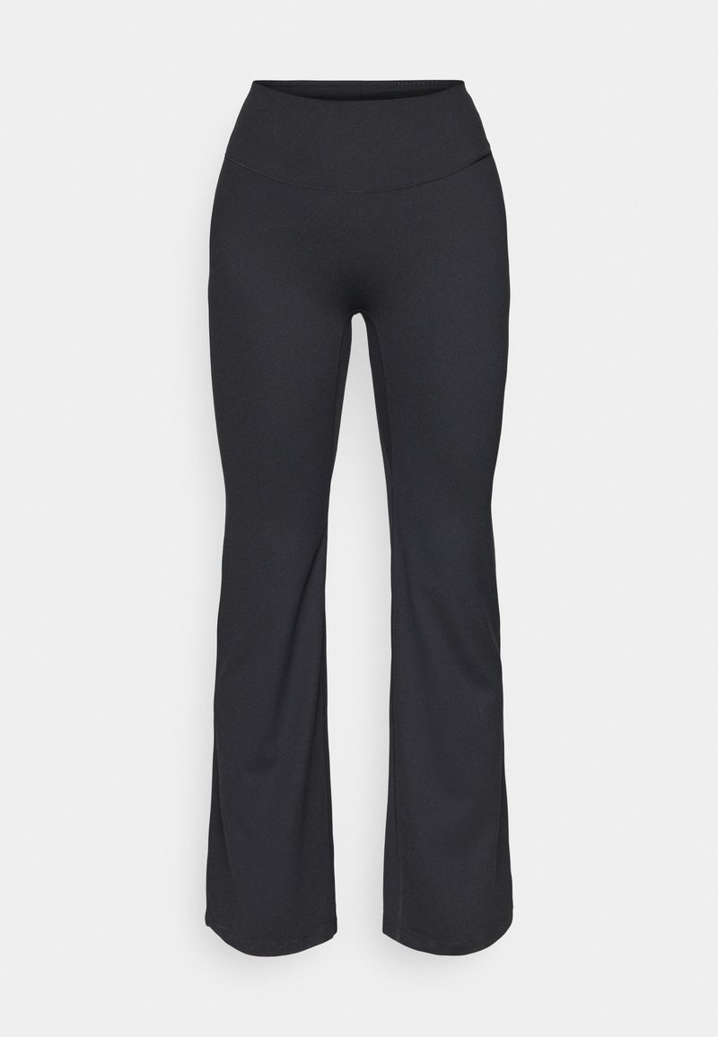 Nike Performance ZENVY FLARE - Tracksuit bottoms - black/cool grey ...