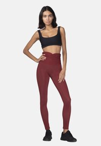 Flavia Valentini THERMAL - Leggings - Hosen - dark red/cognac - Zalando.de