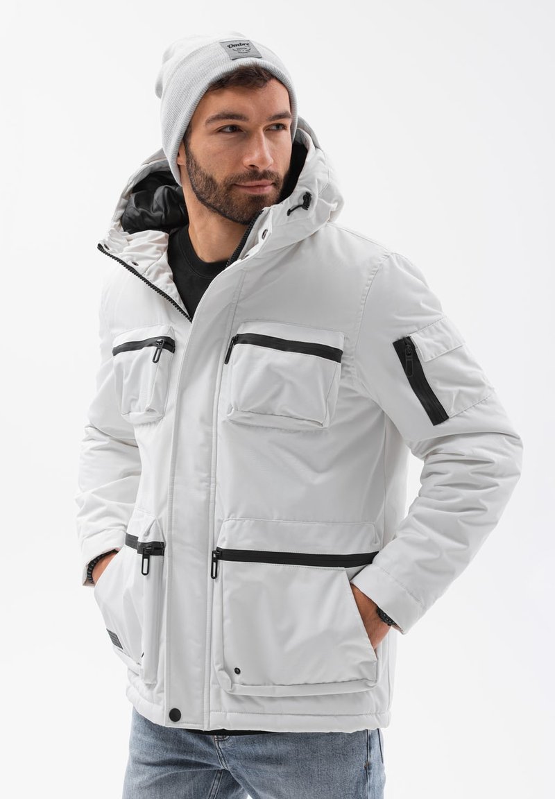 Ombre QUILTED - Vinterjacka - white/vit - Zalando.se