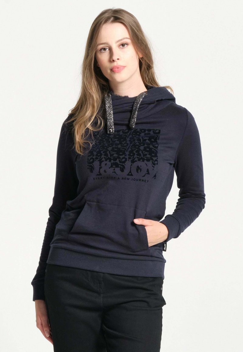 J&JOY KANGAROO - Sweat à capuche - blue/bleu - ZALANDO.FR
