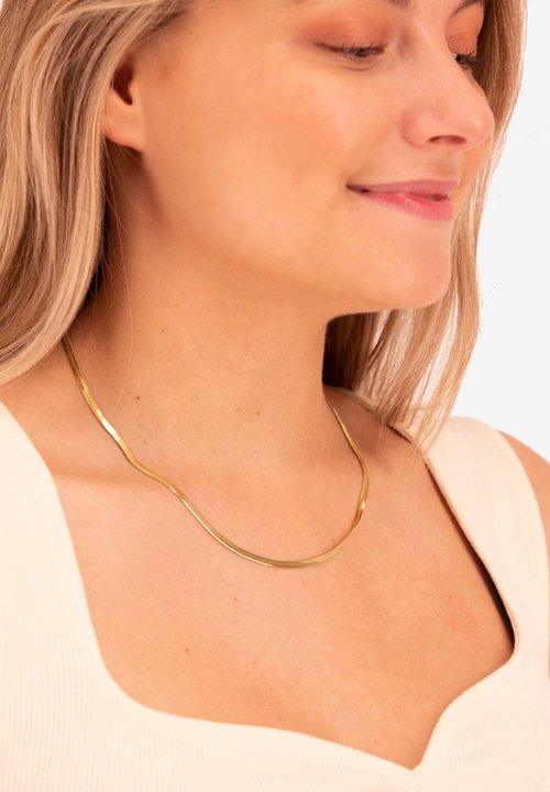 My Jewellery LINK CHAIN WITH PEARL - Ketting - gold-coloured ...