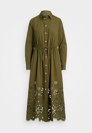 Polo Ralph Lauren DAGANI SHORT SLEEVE DAY DRESS - Vardagsklänning - mint floral/flerfärgad ...