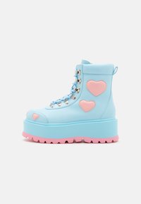 Koi Footwear CHIBI CHERUB KAWAII HEART BOOTS - Lace-up ankle boots ...